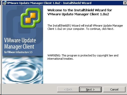 VirtuallyCrazy: Installing VMware Update Manager